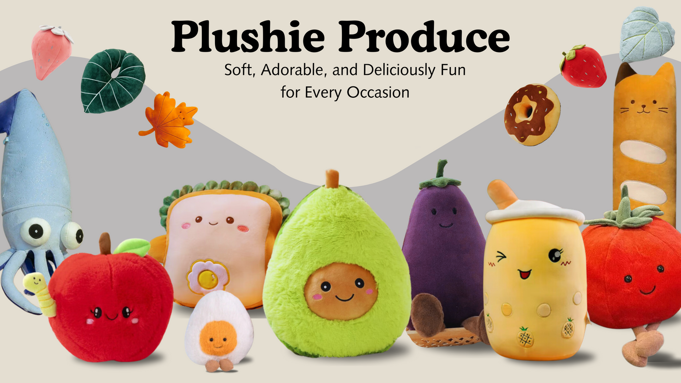 Plushie Produce - Adorable Plush Toys Inspired by Fruits & Veggies